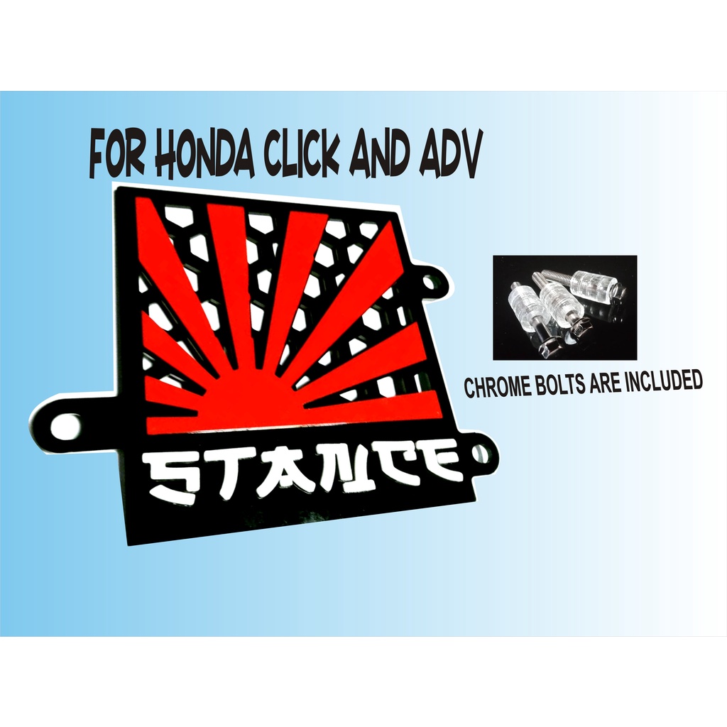 STANCE RADIATOR COVER FOR NMAX /AEROX, V1/V2/ MXI/ AND HONDA, CLICK/PCX ...