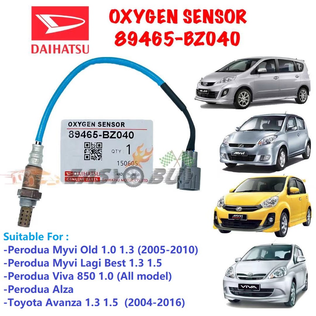 DAIHATSU O2 OXYGEN SENSOR LAMBDA EXHAUST SENSOR PERODUA MYVI 1.0 1.3 LAGI BEST /VIVA /ALZA ...