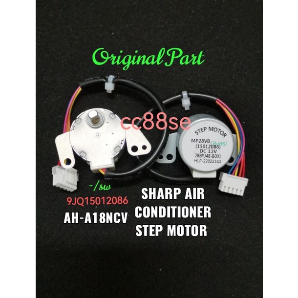 SHARP AIR CONDITIONER STEP MOTOR LOUVER MOTOR AH-A18NCV AHA18NCV ...