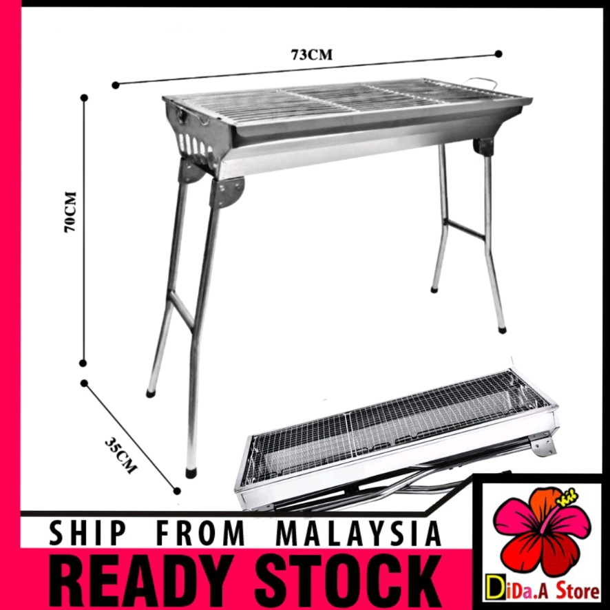 Tempat Bakar Ayam Stainless Steel / Bakar Bbq / Bekas Pembakar anti ...