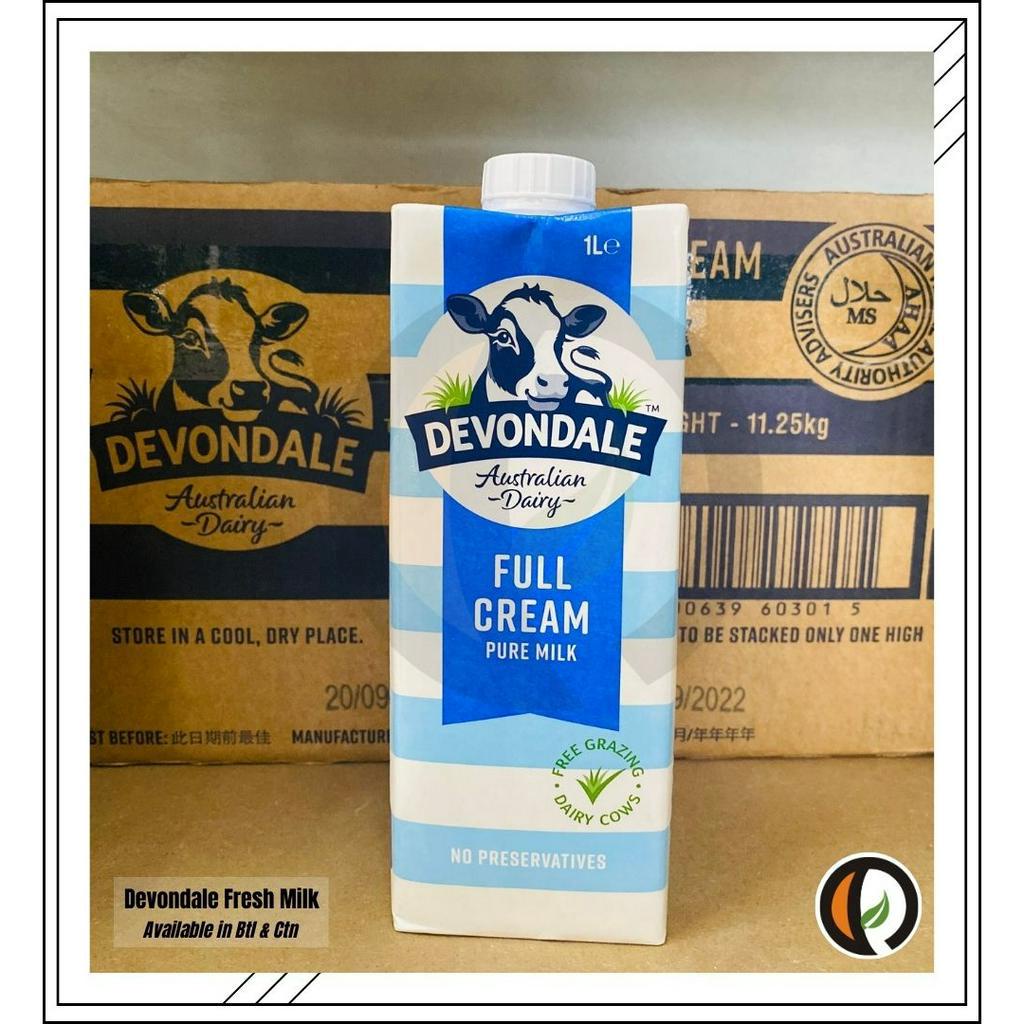 𝐇𝐀𝐋𝐀𝐋 Australia Devondale Fresh Milk 1L | Shopee Malaysia