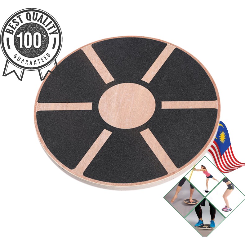 Wooden Wobble Balance Board Rehabilitation Aid Balancing Yoga Balancer ...