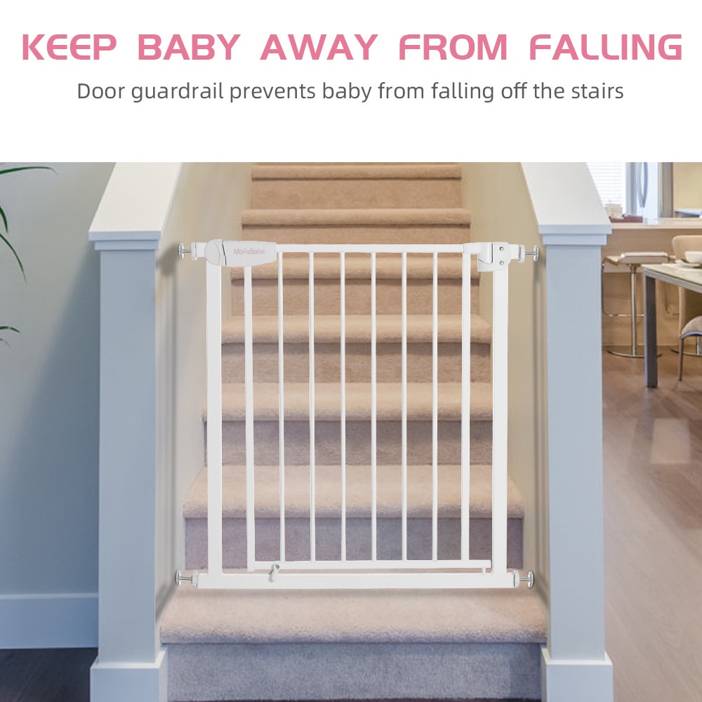Mafababe👶Baby Safety Gate Pagar Baby Safety Gate Door Pagar Bayi Baby ...