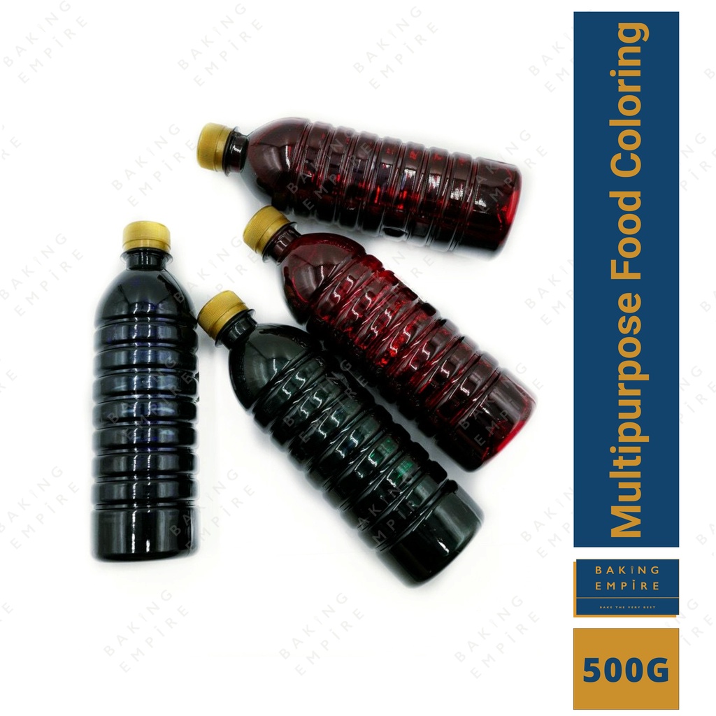 Trans Oil Base Food Colouring 500ML (17 Color) | Shopee Malaysia