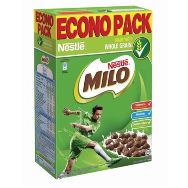 Nestle Milo Breakfast Cereal Econo Pack 500g EXP: 09/2020 | Shopee Malaysia