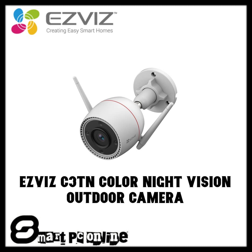 EZVIZ C3TN 3MP/2MP Outdoor Camera AI-Human Detection Color Night Vision ...