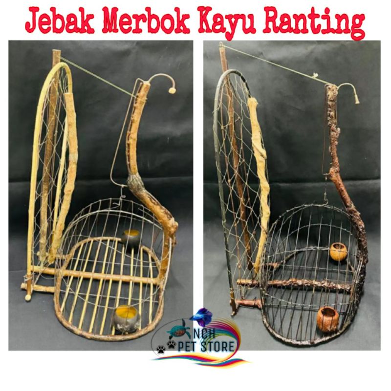 Jebak Merbok Kayu Ranting/Jebak Buatan Tangan | Shopee Malaysia