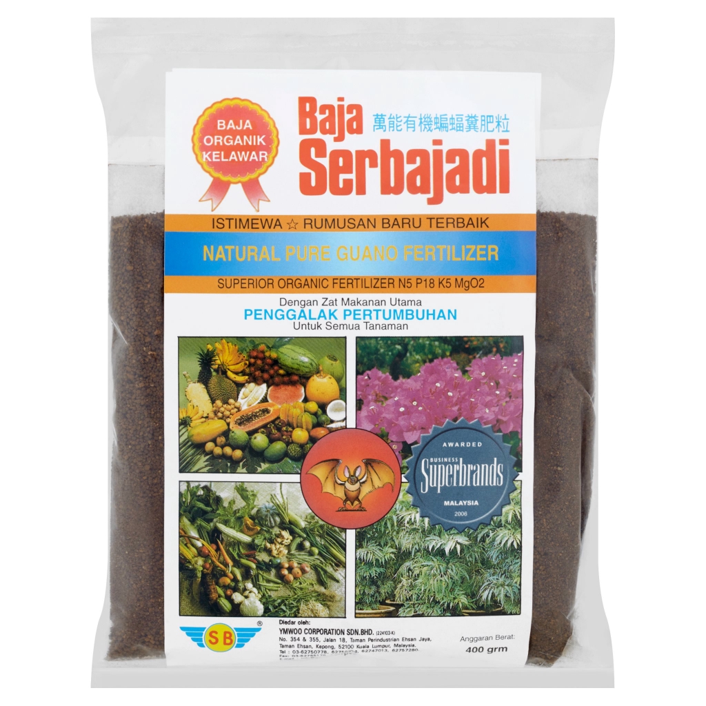 Baja Serbajadi Natural Pure Guano Fertilizer 400g | Shopee Malaysia