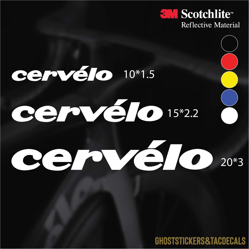 Cervelo Bicycle Bike Logo Sticker Car Motorcycle Modification 3m ...