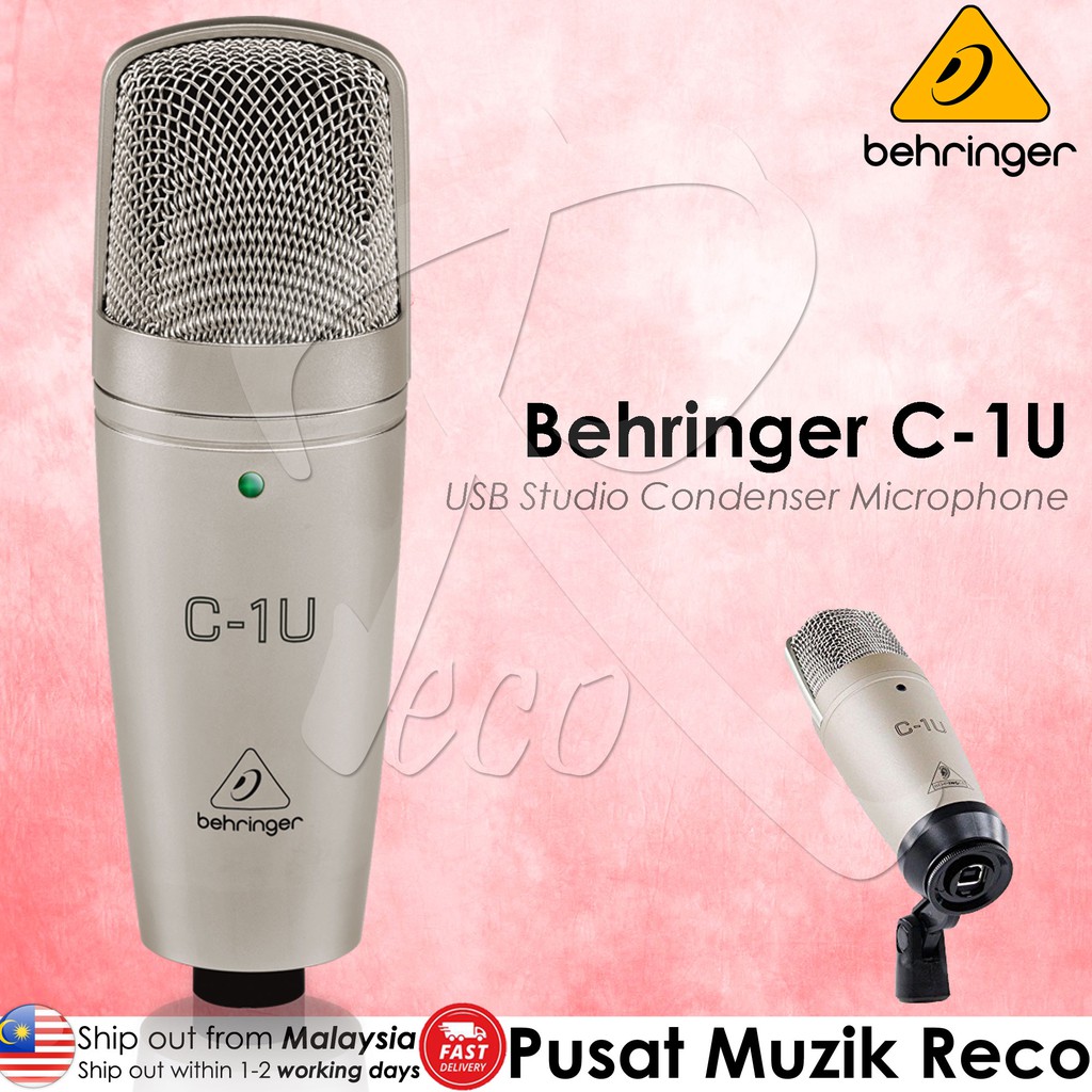 Behringer C-1U USB Studio Condenser Microphone | Shopee Malaysia