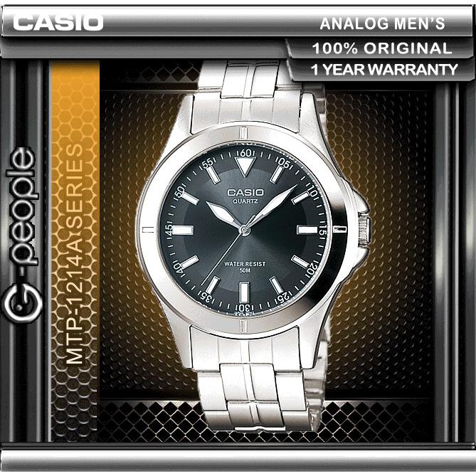 CASIO MTP-1214A-8AV / MTP-1214A-8A / MTP-1214A MEN'S WATCH 100% ...