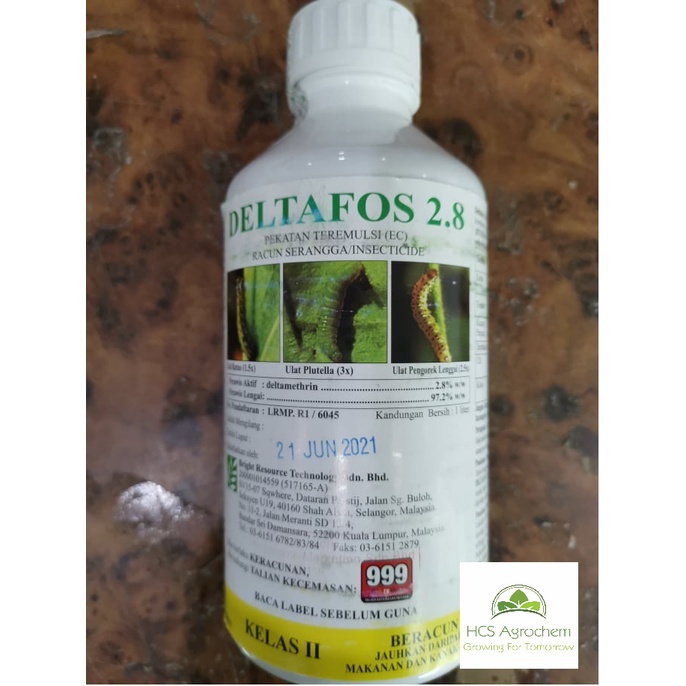 (+-1Lit) Racun serangga/pesticide Deltafos 2.8 (Deltametrin 2.8%w/w ...