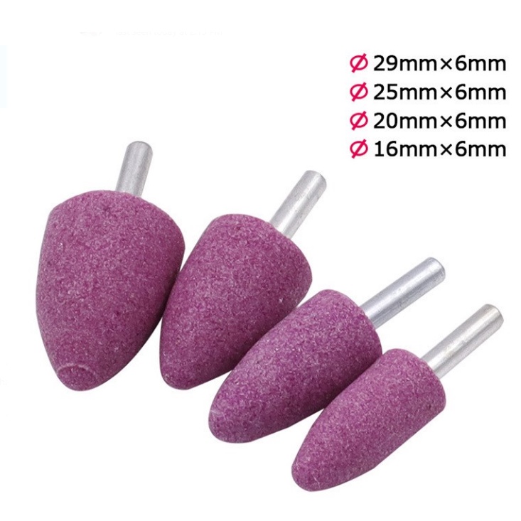 MKR 1pcs 6mm Mounted Stone Burr Grinding Head Grinder Burr Abrasive ...