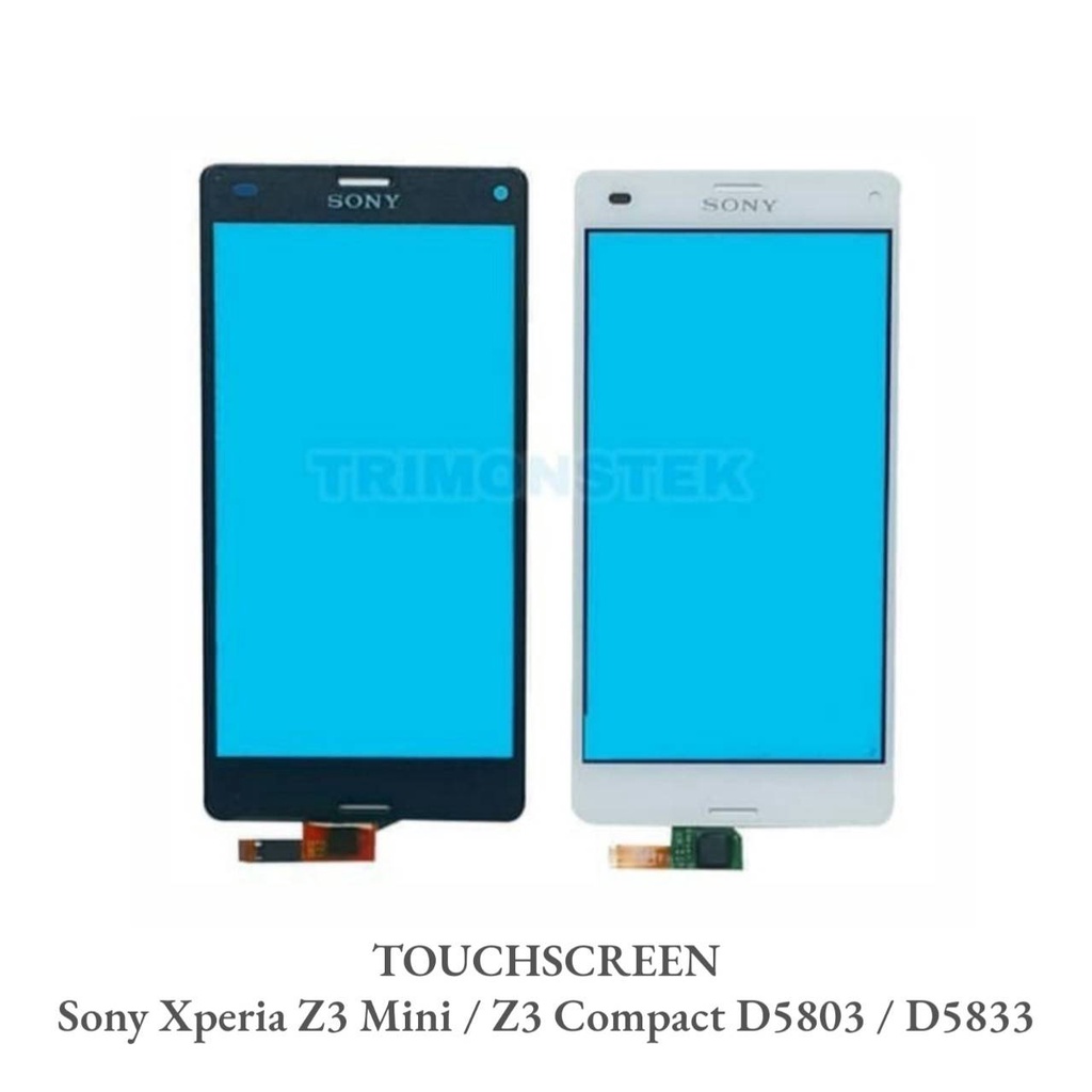 LAYAR Original Sony Z3 Mini / Z3 Compact D5803 / D5833 Touchscreen ...