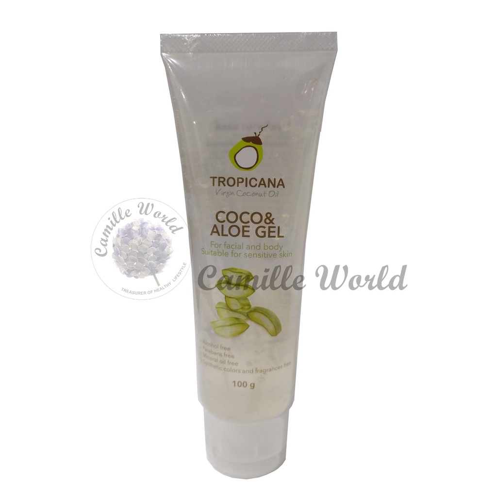 📣CLEARANCE📣TROPICANA COCO & ALOE GEL (NON PARABEN) 100G | Shopee Malaysia