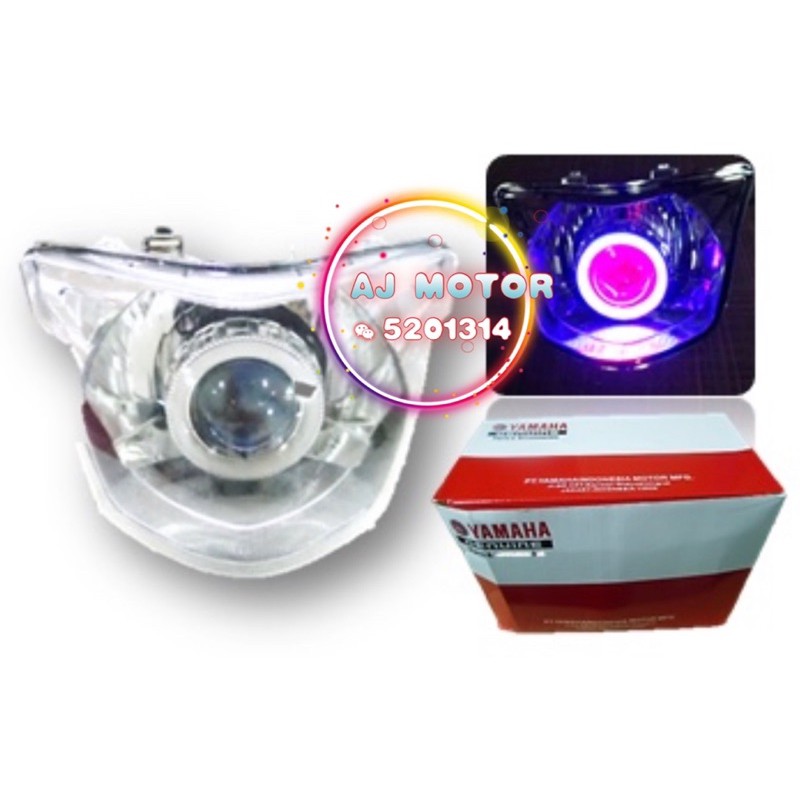 YAMAHA Y15ZR Y15 V1 HEAD LAMP HID PROJECTOR LAMPU DEPAN LIGHT POSITION SIGNAL MATA GABAN LED ...