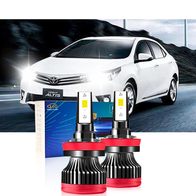 2 Pcs for TOYOTA ALTIS 2013-2018 (前大灯) H11 LED Light Car Headlight Auto ...