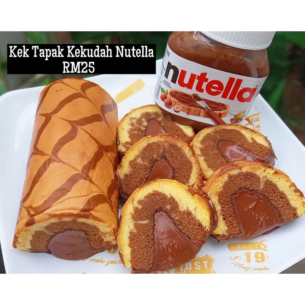 Kek Tapak Kuda Nutella (Premium) by Hajar Azali | Shopee Malaysia