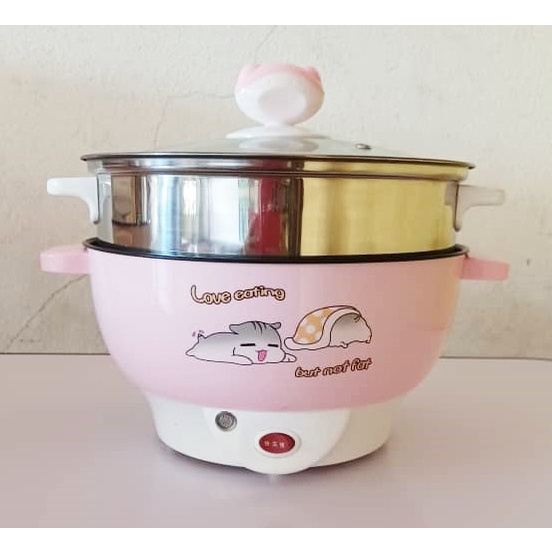 🔥 READY STOCK 🔥 KUALI GIANT 24CM / Electric Multicooker Non Stick Rice ...