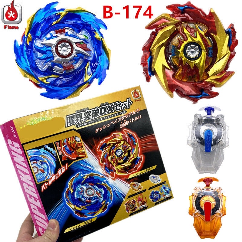 (Ready Stock) Flame Beyblade B174 Beyblade Limit Break DX Set | Shopee ...