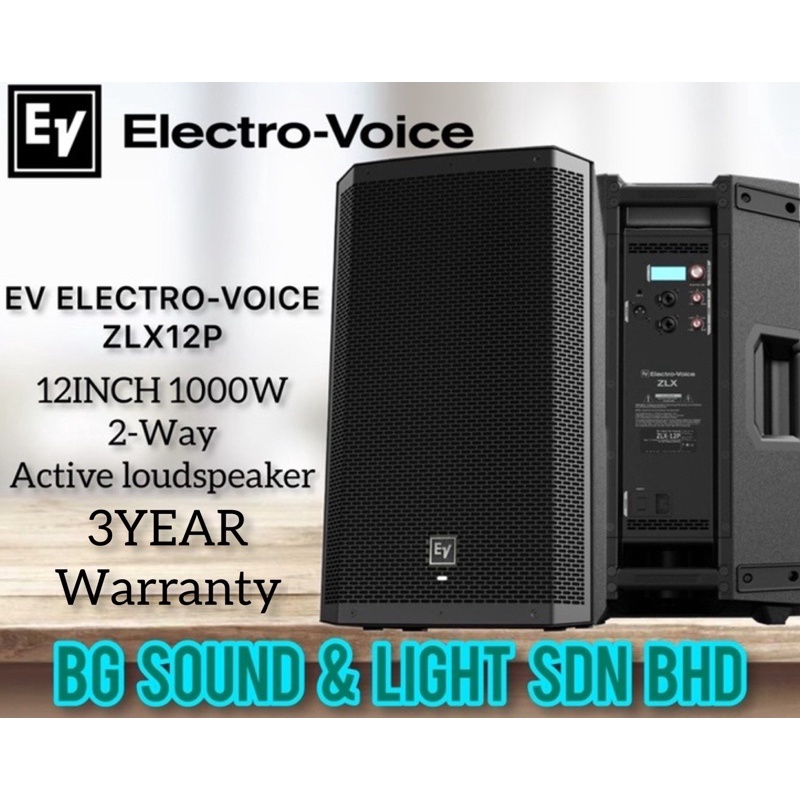 EV Electro-Voice ZLX12P 12INCH Powered Loudspeaker ( Per Unit )( ZLX ...