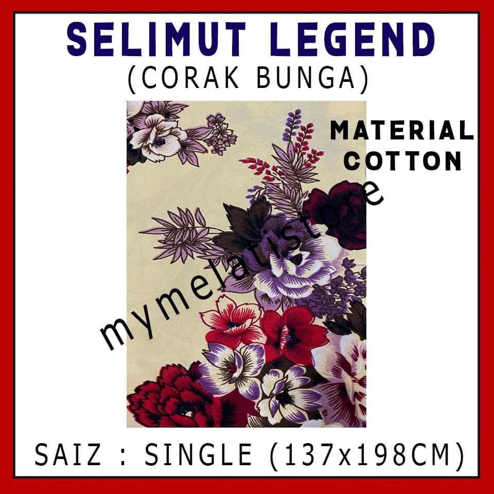 HOT SALES Kain Selimut Legend Kain Lembut Kualiti Cotton Swallow ...