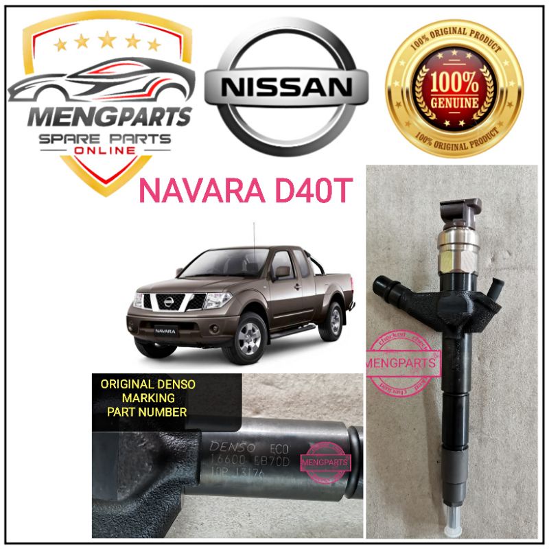 NISSAN NAVARA D40T COMMON RAIL INJECTOR ASSY ORIGINAL NISSAN 16600 ...