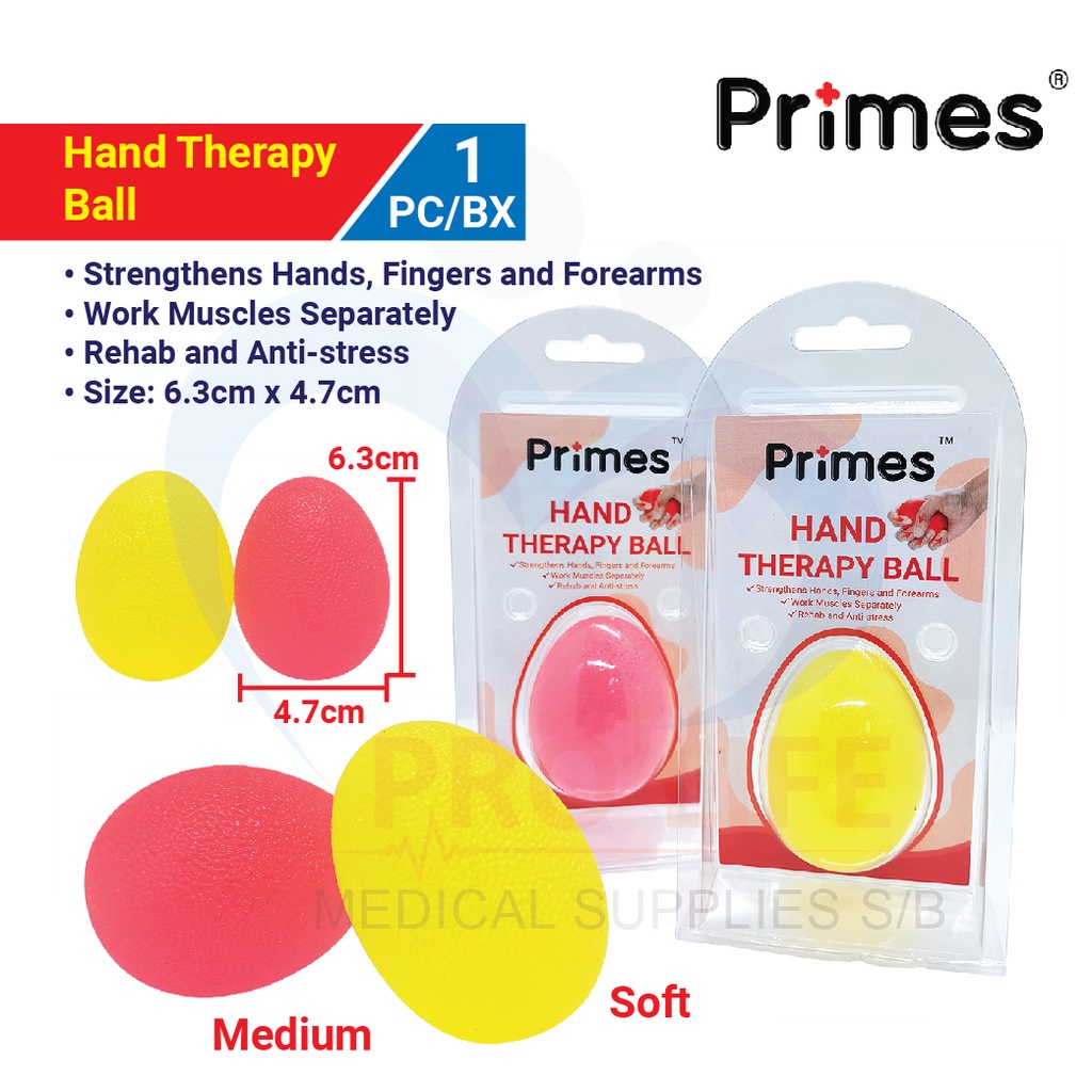 Primes Hand Therapy Ball Soft / Medium | Shopee Malaysia