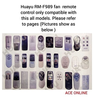 Universal Fan Remote Control For Brand KDK,PANASONIC, ELMAK, WINTER ...
