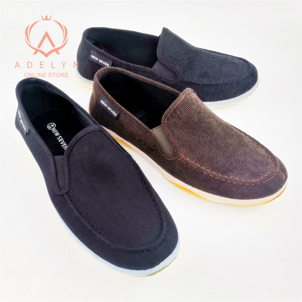 NEW !! MEN AD1 LADY WORKING CANVAS SHOES SLIP ON / KASUT KUNGFU LELAKI ...
