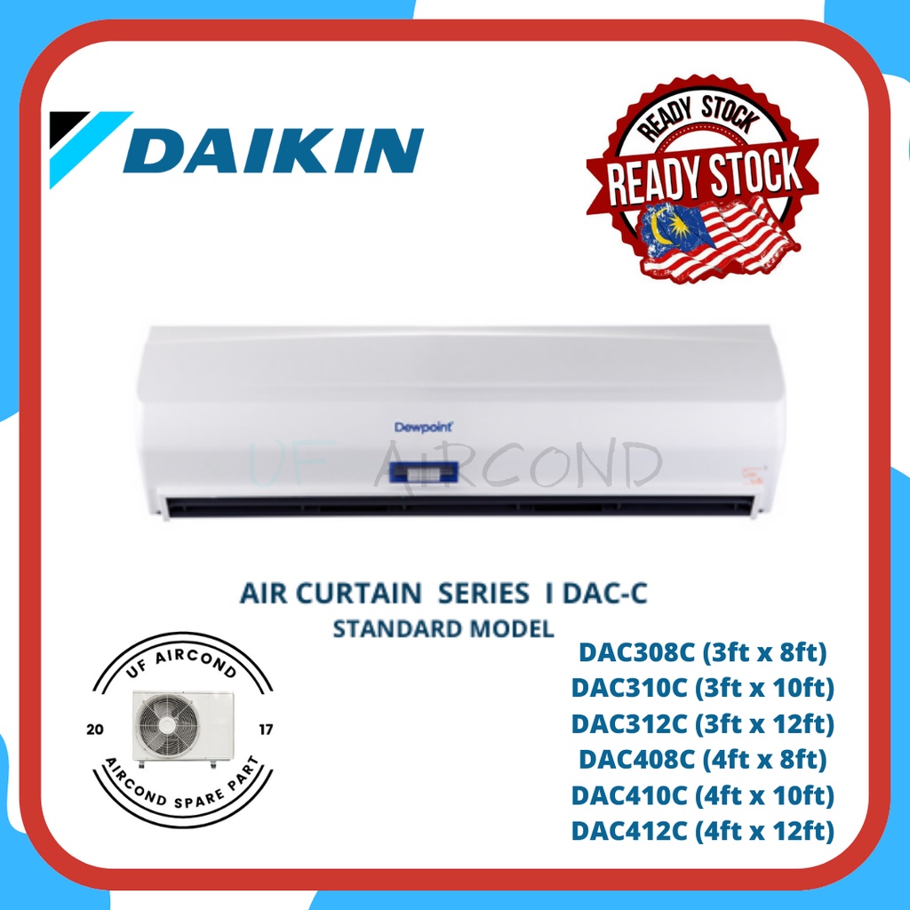 Dewpoint Air Curtain Daikin GA Standard DAC308C DAC408C (3FT & 4FT ...