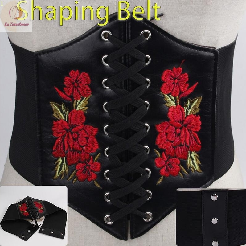 Summer Breathable Corset Body Shaping Belt Ultra-wide Elastic Girdle ...