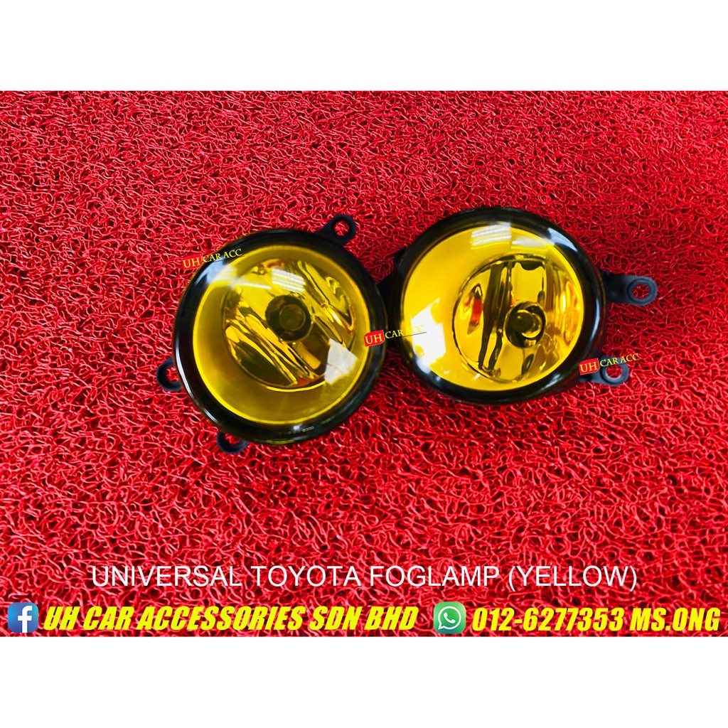 Toyota Vios 2007-2012 Yellow Foglamp Spot Light Fog Lamp [READY STOCK ...