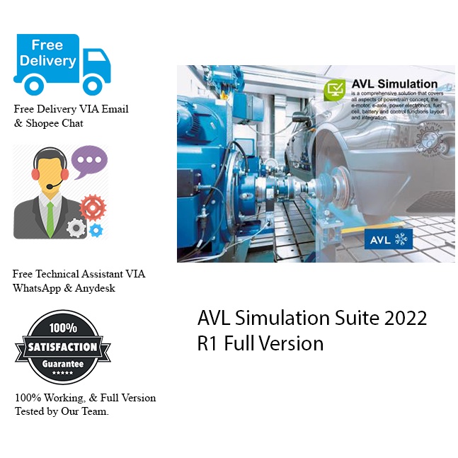 AVL Simulation Suite 2022 R1 Full Version | Shopee Malaysia