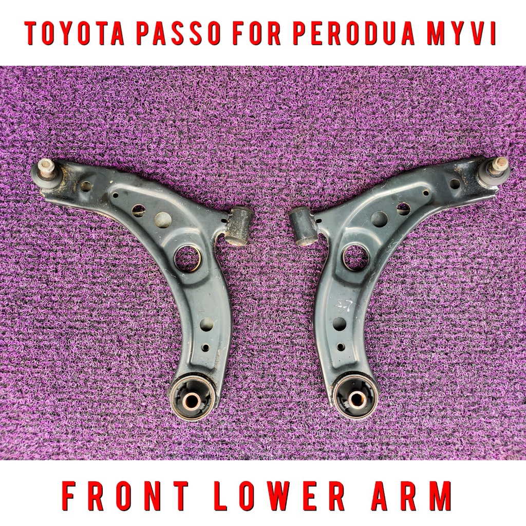 Lower Arm Depan 1KR / K3 1.3cc For Perodua Myvi Modified To Passo Japan ...