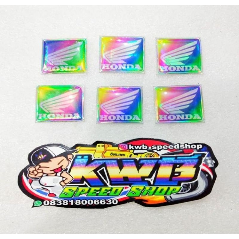 Honda beat scoopy embossed hologram shell emblem Sticker | Shopee Malaysia