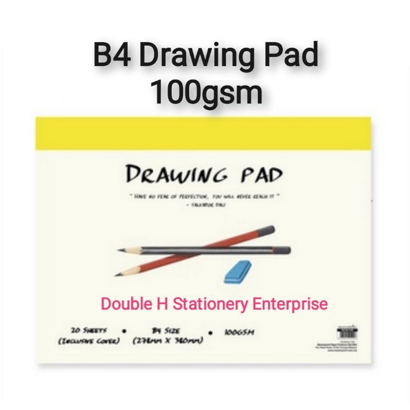 Masterprint • B4 Drawing Block • 100/135/165/200 GSM • DB100-3-B4 ...