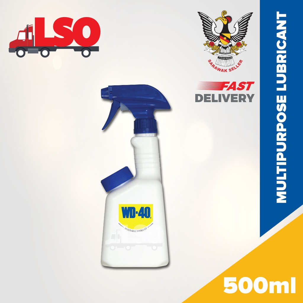 WD-40 Multi-Use Product Anti Rust Multi Purpose Lubricant Spray Applicator 500ml WD40 Refill ...