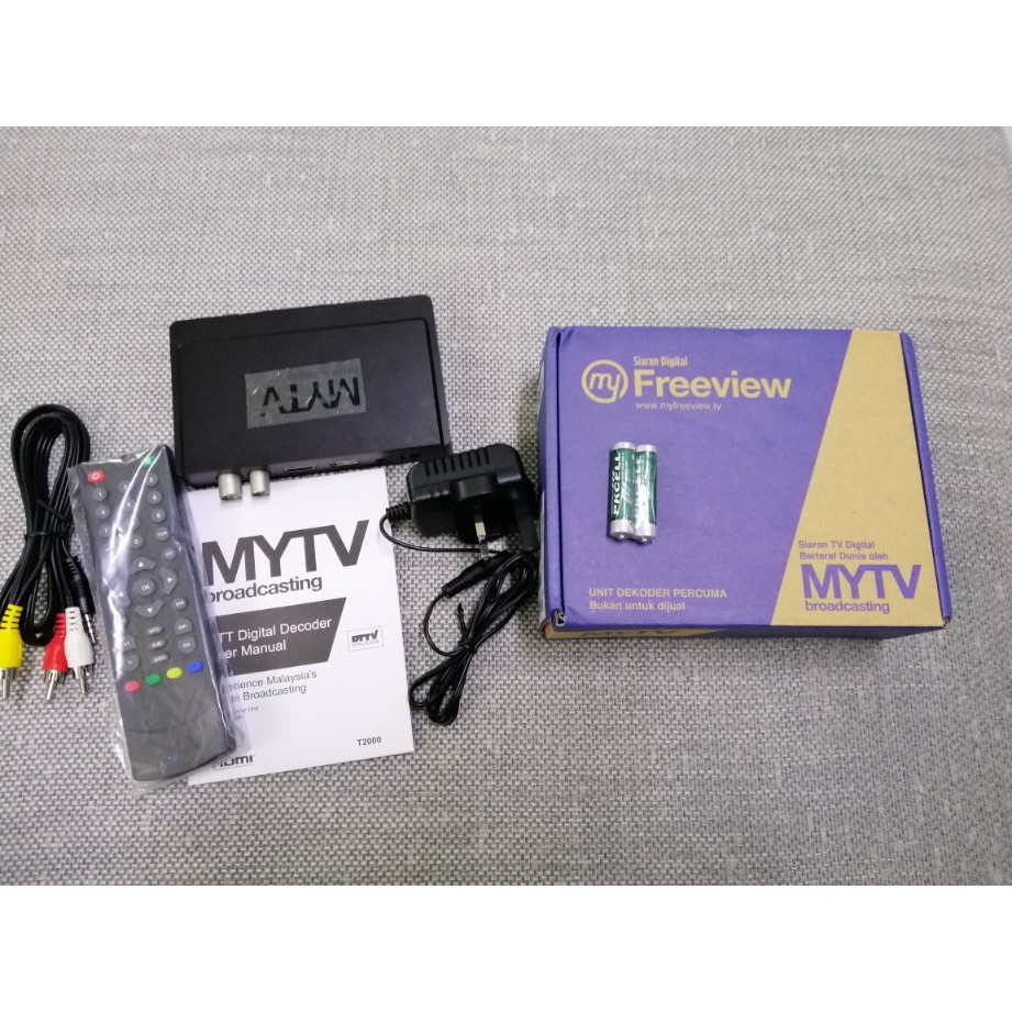 ORIGINAL MYTV DECODER FULLSET | Shopee Malaysia