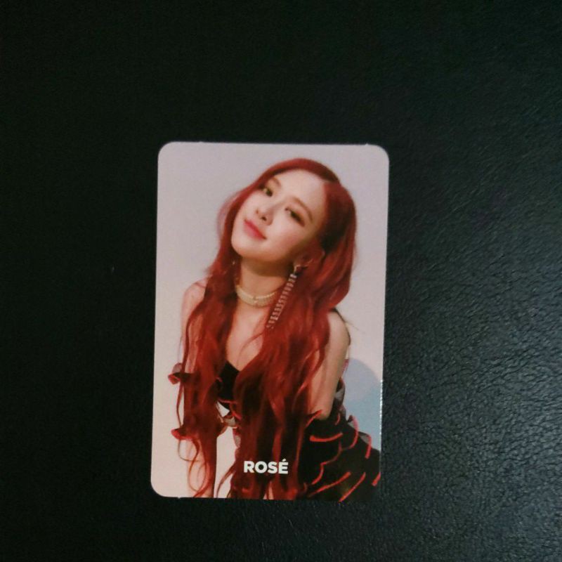 Blackpink SQUARE UP Official Photocard (Jennie & Ros Pink Version) | Shopee Malaysia
