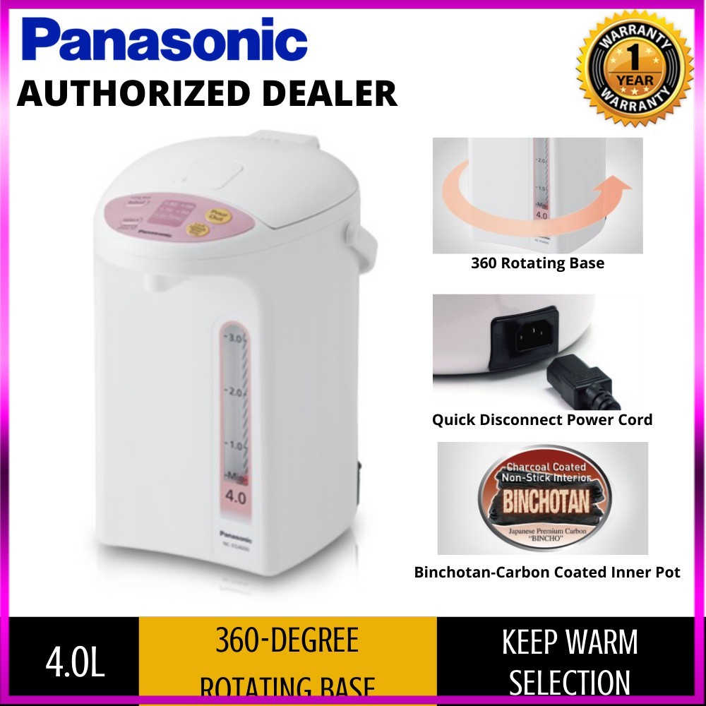 PANASONIC ELECTRIC THERMO POT 4.0L NC-EG4000 NC-EG4000PSK | Shopee Malaysia