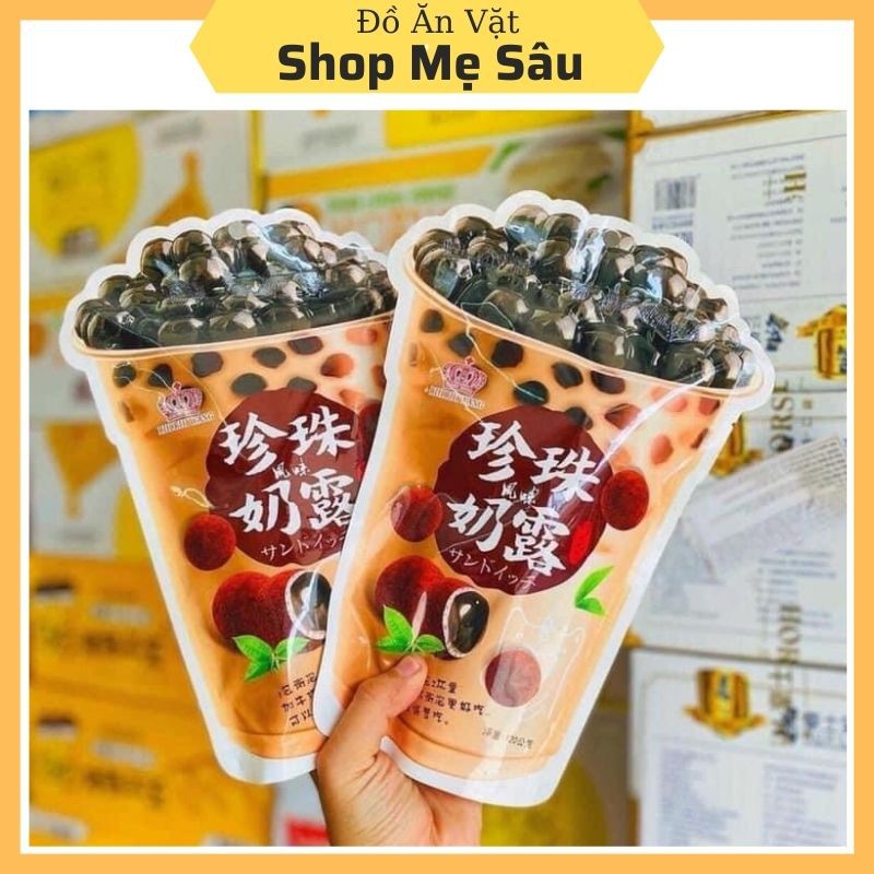 Pearl Milk Tea Candy Taiwanese Pearl Milk Tea Flavored Candy 100g Pack ...