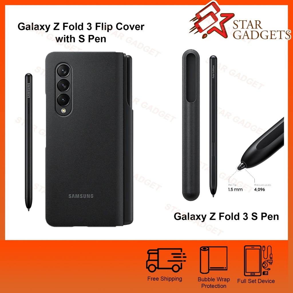 Samsung Galaxy Z Fold 3 Original S Pen | Flip Cover with S Pen | Shopee ...