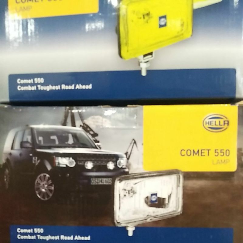HELLA Comet 550 Retangle Spot Lamp set-2pcs | Shopee Malaysia