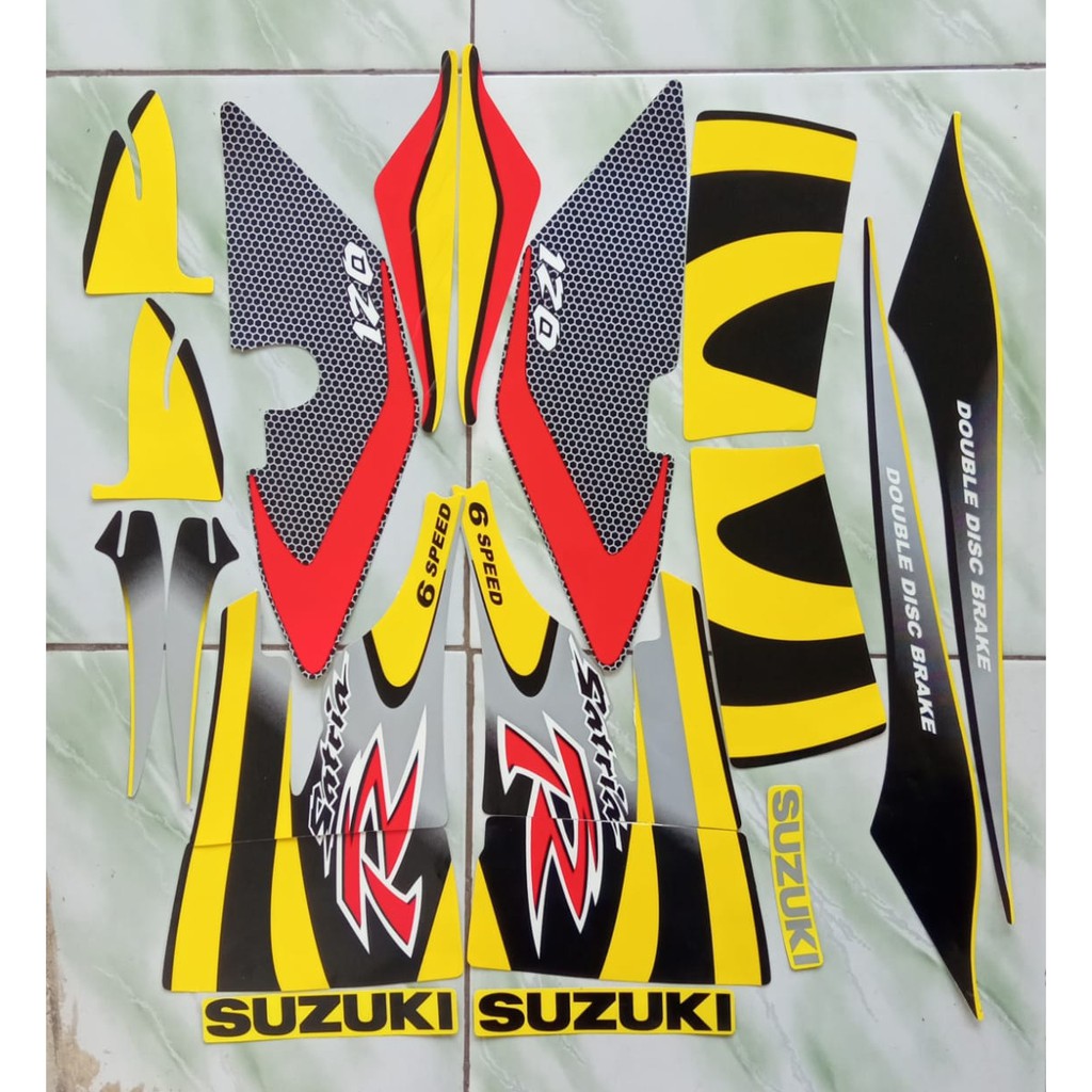 2002 suzuki satria r 120 striping sticker | Shopee Malaysia
