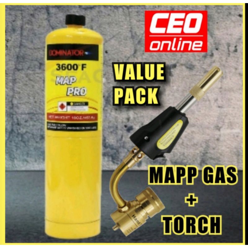CEO 🇲🇾 Mapp Gas Torch mapp gas single torch Brazing Soldering Welding ...