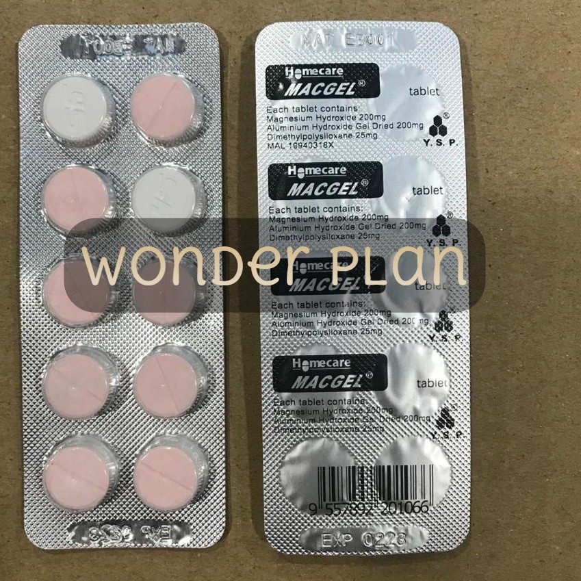 Macgel [ gastrik , angin ] indigestion , gastric 10s | Shopee Malaysia