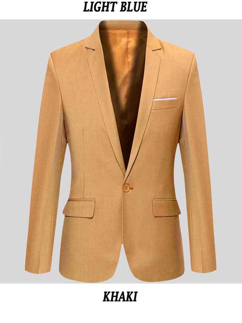 🇲🇾 LOCAL STOCK🔥 Men's Blazer Formal Black Blazer Lelaki Jacket Business ...