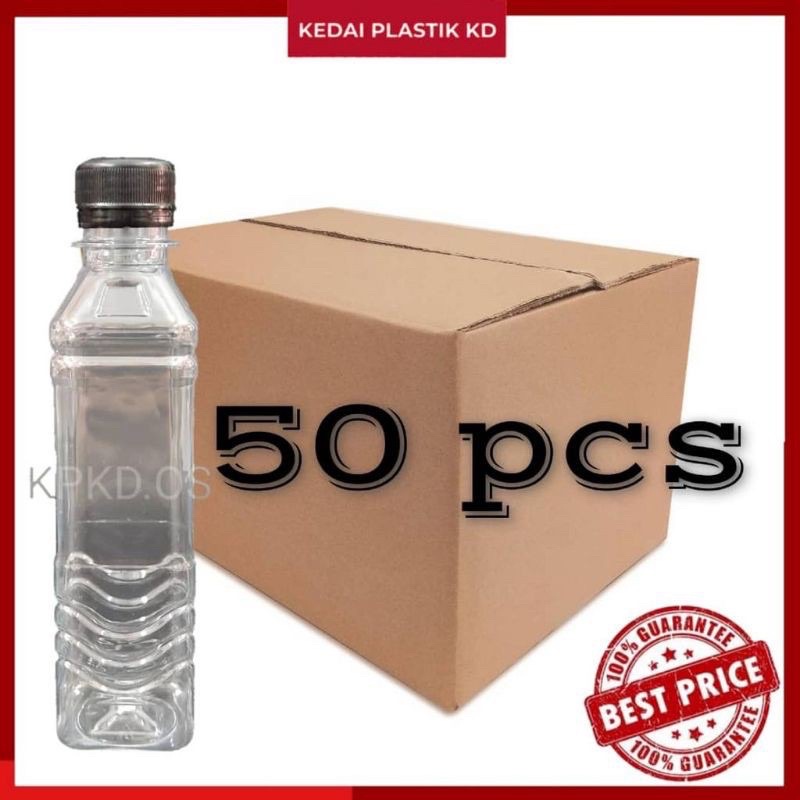 50pcs 250ml BOTOL PETAK MURAH / BERKUALITI / CANTIK !!! | Shopee Malaysia