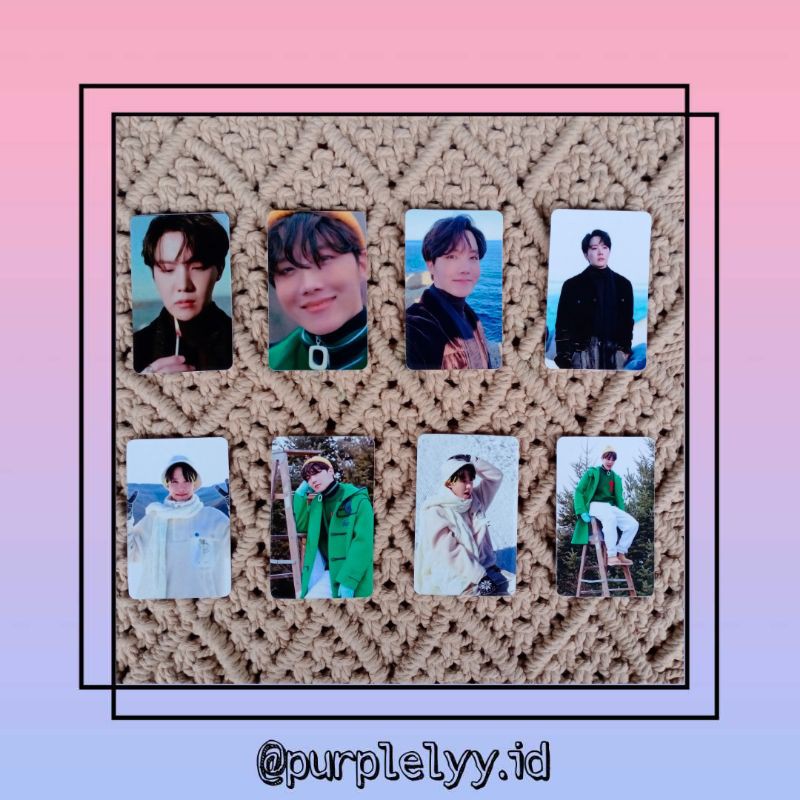 (CONTAINS 8 PCS) PHOTOCARD BTS Winter Package 2021 - Jhope version ...